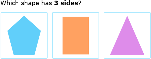 IXL | Count sides | Kindergarten math