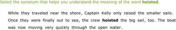 IXL | Determine the meaning of words using synonyms in context | 4th ...
