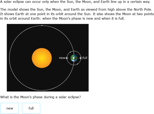IXL | Solar eclipses | 7th grade science