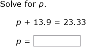 IXL | Solve one-step addition equations | 6th grade math