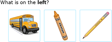 IXL | Left, middle, and right | Pre-K math