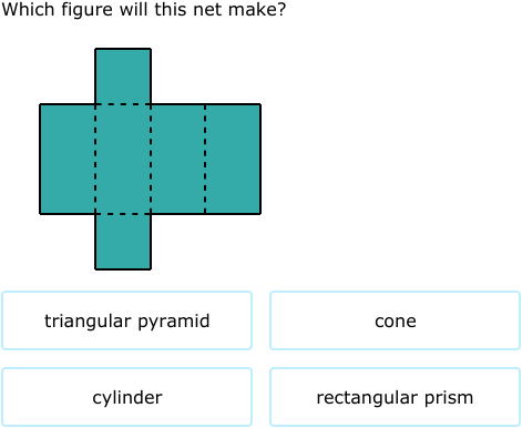 IXL | Nets of three-dimensional figures | 5th grade math