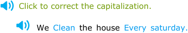 IXL | Capitalizing days, months, and holidays | 2nd grade language arts