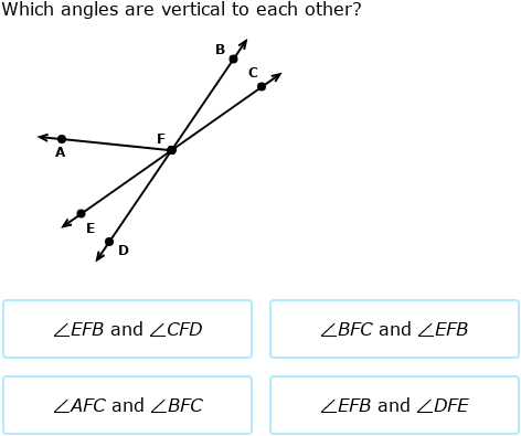 IXL | Identify complementary, supplementary, vertical, adjacent, and ...