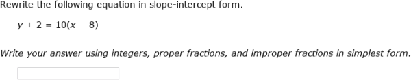 IXL | Convert a linear equation to slope-intercept form | 7th grade math