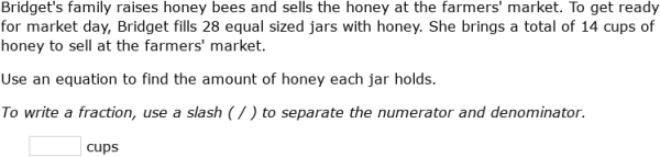 IXL | Solve one-step equations: word problems | 6th grade math