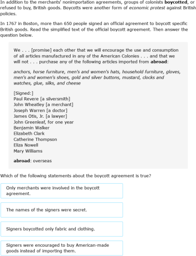 IXL | Causes of the American Revolution: new taxes and colonial ...