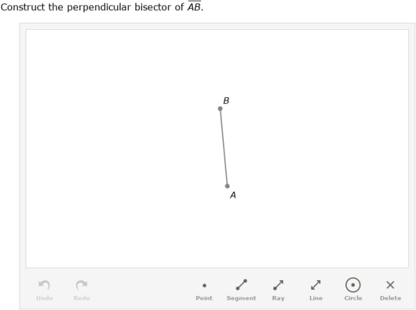 IXL | Construct the midpoint or perpendicular bisector of a segment ...