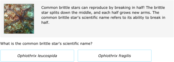 IXL | Origins of scientific names | 7th grade science