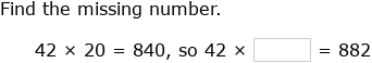 IXL | Use one multiplication fact to complete another | 4th grade math