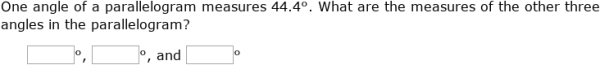 Ixl Find Missing Angles In Parallelograms Geometry Practice
