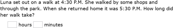IXL | Elapsed time | 1st grade math