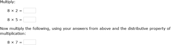 IXL | Multiply using the distributive property | 3rd grade math