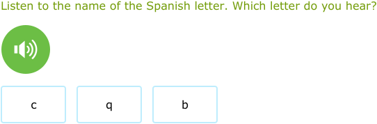 IXL | The Spanish alphabet | Spanish