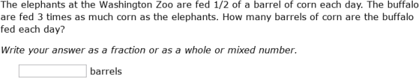 IXL | Multiply unit fractions by whole numbers: word problems | 4th ...