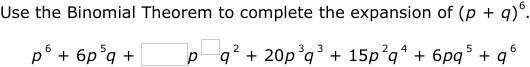 IXL - Binomial Theorem I (Algebra 2 practice)