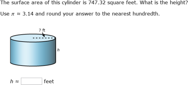 IXL | Surface area of cylinders | 8th grade math