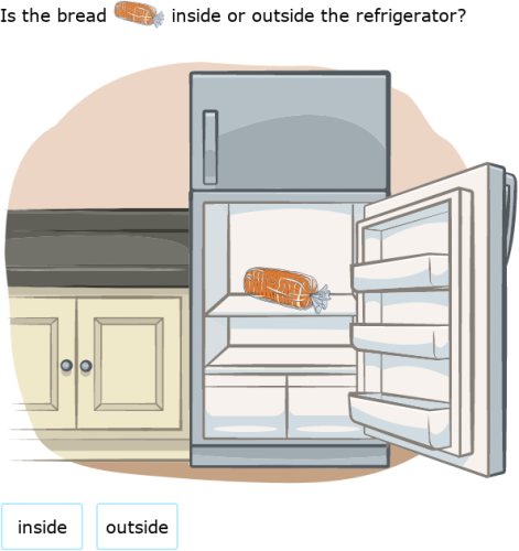 IXL | Inside and outside | 1st grade math