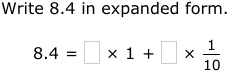 IXL | Convert decimals between standard and expanded form using ...