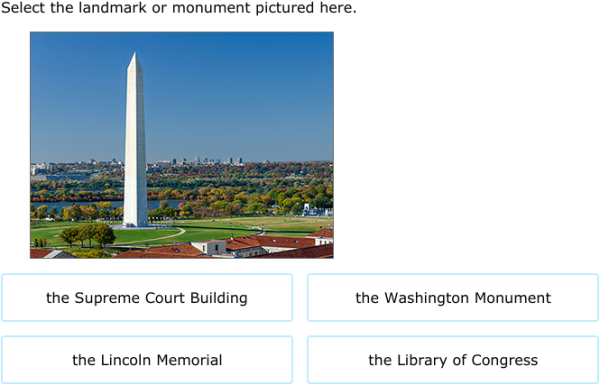 IXL | Identify American landmarks and monuments: part I | 5th grade ...