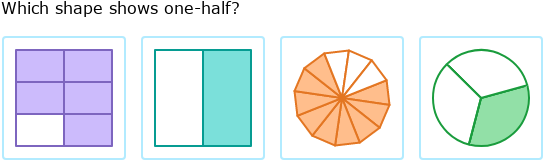 IXL | Match fractions in word form to models | 3rd grade math