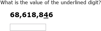 IXL | Place values in whole numbers | 6th grade math