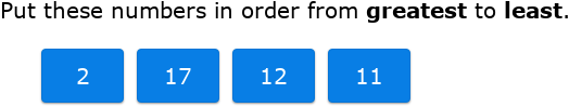 IXL | Put numbers in order - up to 20 | 1st grade math