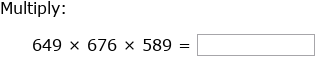 IXL | Multiply three numbers up to 3 digits each | 5th grade math