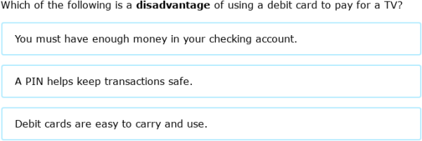 IXL | Identify advantages and disadvantages of payment methods | 5th ...