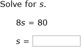 IXL | Solve one-step equations with whole numbers | 6th grade math