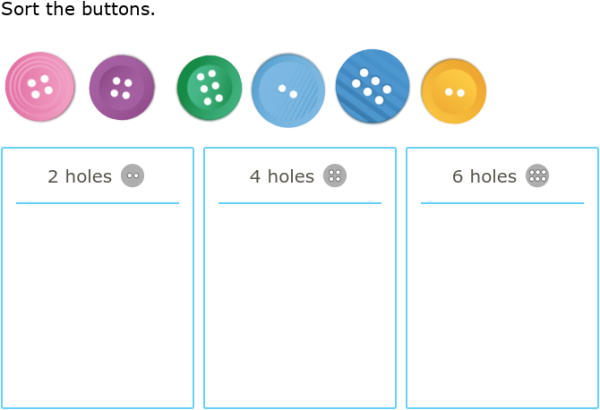 IXL | Classify and sort | Kindergarten math