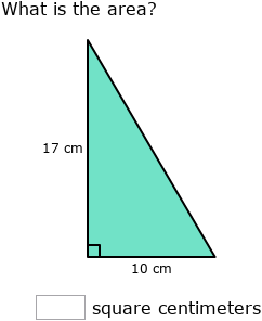 IXL | Area of right triangles | 6th grade math