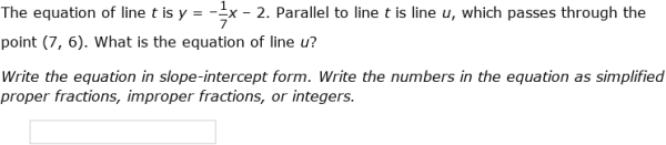 IXL - Equations of parallel lines (Algebra 2 practice)