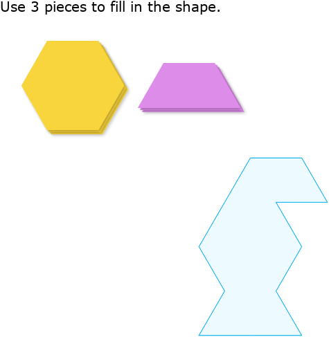 IXL | Compose two-dimensional shapes using up to 4 smaller shapes | 1st ...