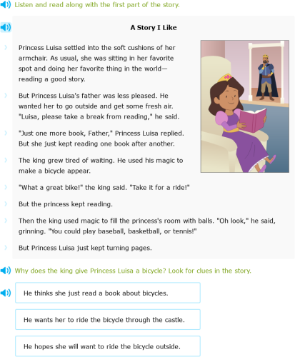 IXL | Read along with fantasy | 2nd grade language arts