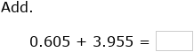 IXL | Add and subtract decimal numbers: up to thousandths | 4th grade math
