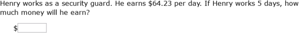 IXL | Multiply money amounts: word problems | 5th grade math