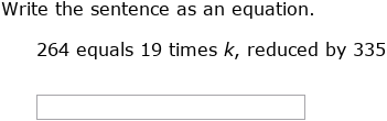 IXL | Write an equation from words | 7th grade math