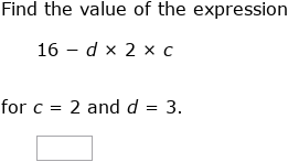 IXL | Evaluate variable expressions | 6th grade math