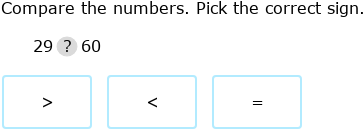IXL | Compare integers | 6th grade math