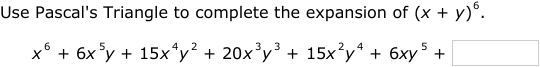 IXL - Pascal's triangle and the Binomial Theorem (Algebra 2 practice)