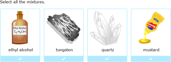 IXL | Identify mixtures | 6th grade science