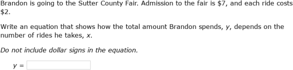 IXL | Write linear equations: word problems | 7th grade math