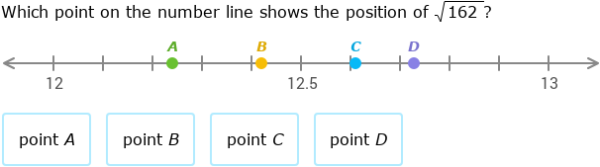 IXL | Irrational numbers on number lines | 8th grade math