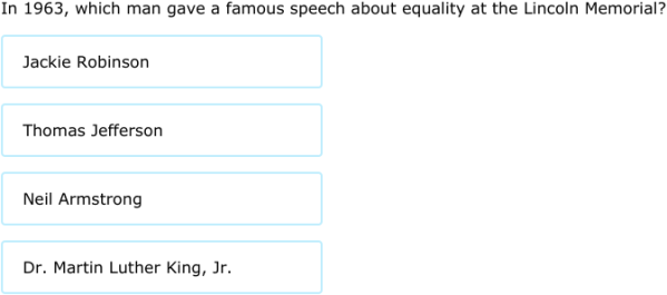 IXL | The Lincoln Memorial | 3rd grade social studies