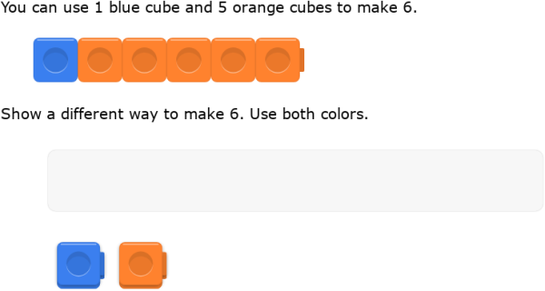 IXL | Make a number different ways using cubes - sums up to 10 ...