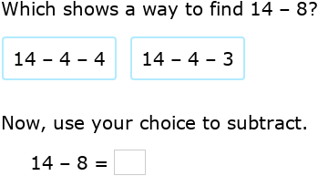 IXL | Use ten to subtract | 1st grade math