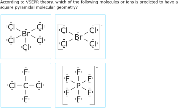 IXL - Predict the shape of a molecule using VSEPR theory (Chemistry ...