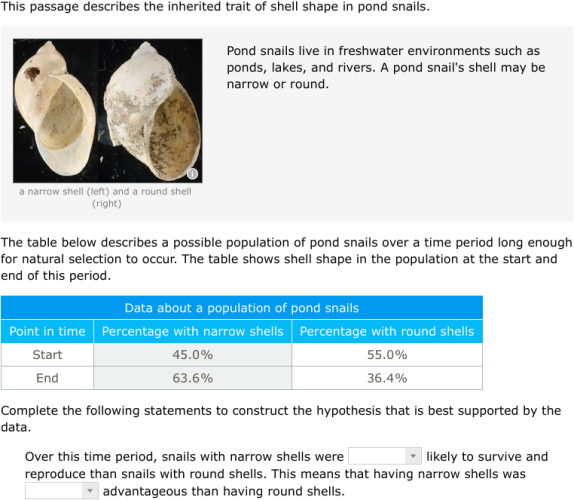 IXL | Construct explanations of natural selection | 7th grade science
