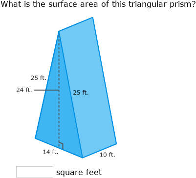 IXL | Surface area of prisms and pyramids | 6th grade math